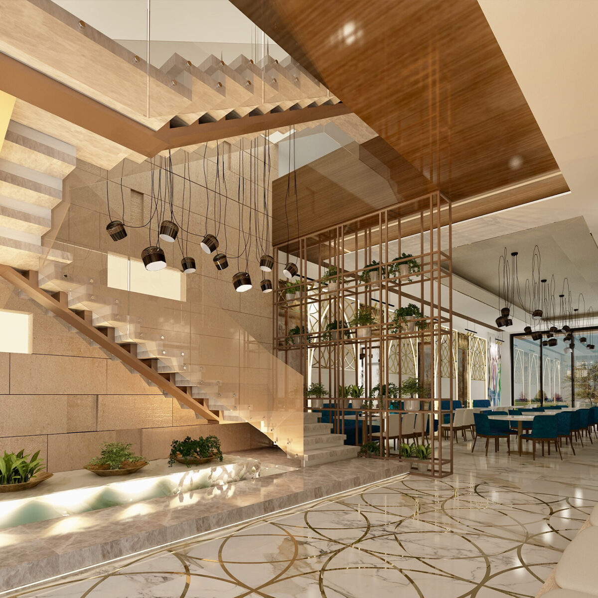 Al Safadi Restaurant – The Palm – SWAH Design